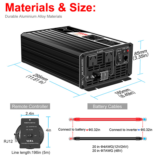 Inverter 1500W 12V Pure Sine Wave - Buy Inverter 1500W 12V Pure Sine ...